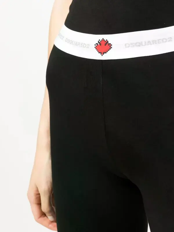 Dsquared2 Logo Waistband Cotton Shorts