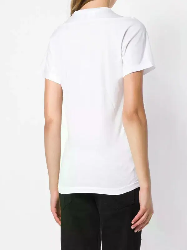 Dsquared2 Printed Cotton T-shirt - White