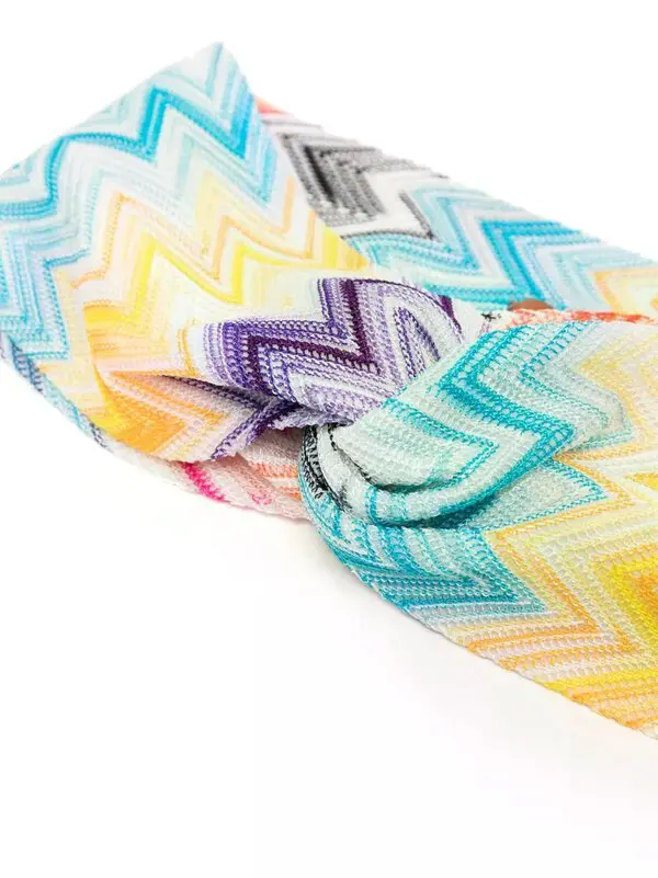 Missoni Zig-zag Print Knitted Headband