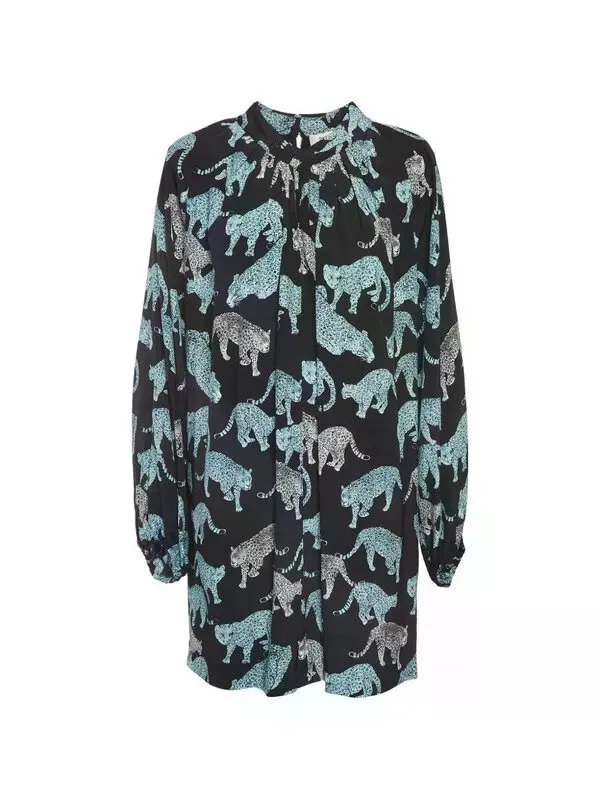 Diane Von Furstenberg Leopard-print Mini Dress