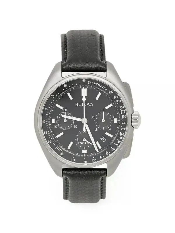 Bulova Lunar Pilot Chronograph Watch - Black