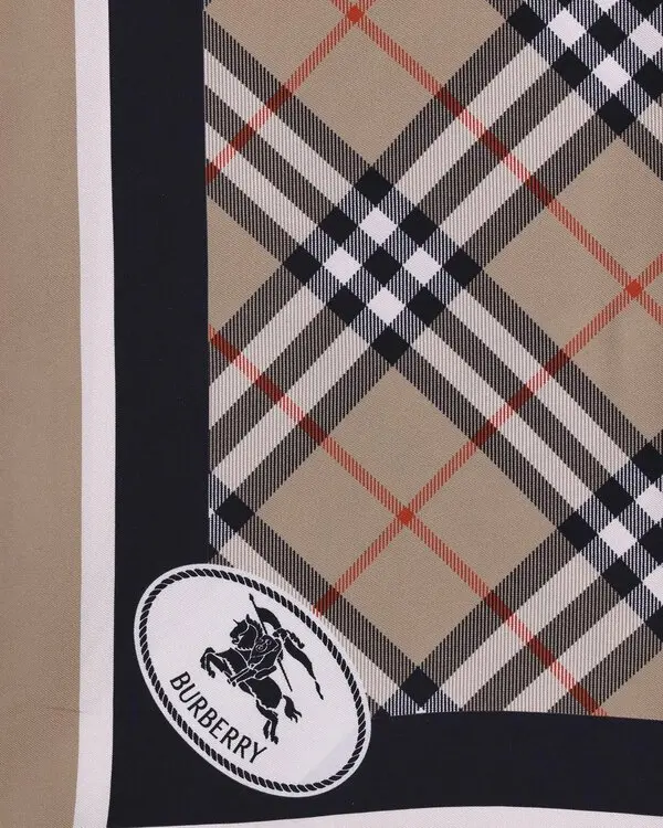 Burberry Silk Check Scarf