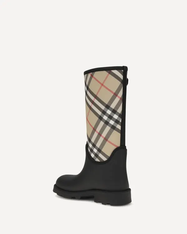 Burberry Marsh Stamp Rubber High Boots