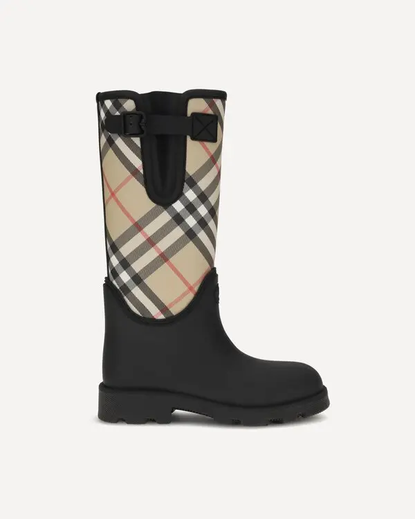 Burberry Marsh Stamp Rubber High Boots
