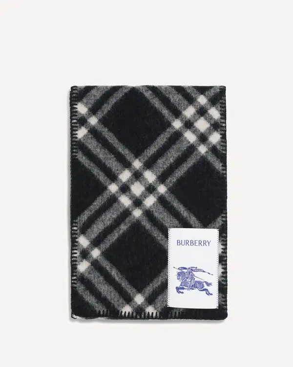 Burberry Wool Check Scarf
