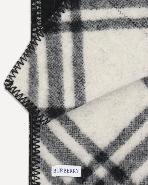 Burberry Wool Check Scarf