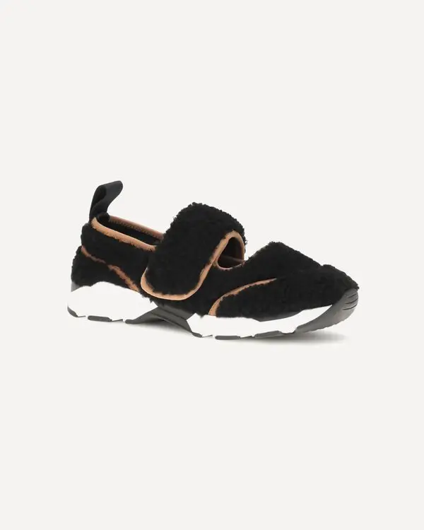 Marni Mary Jane Shearling Sneakers