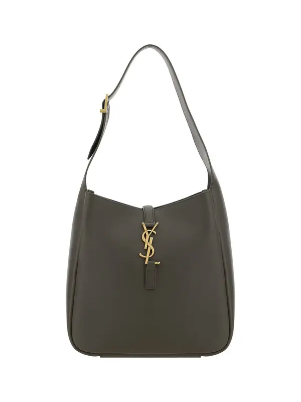 Saint Laurent Cassandre Leather Shoulder Bag - Green