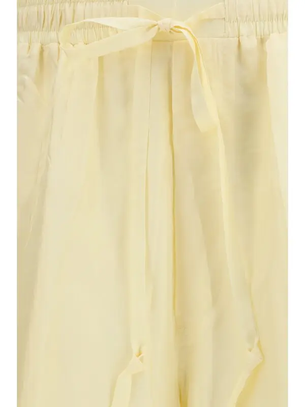 Phoebe Philo Silk Cargo Pants