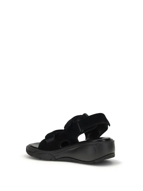 Phoebe Philo Pace Runner Suede Sandals