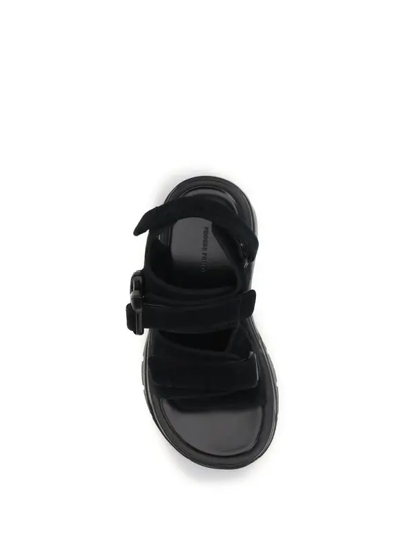 Phoebe Philo Pace Runner Suede Sandals