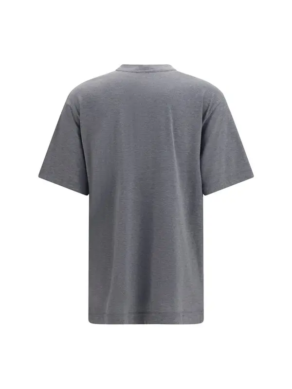 Gucci Cotton And Silk Jersey T-shirt With Web Print