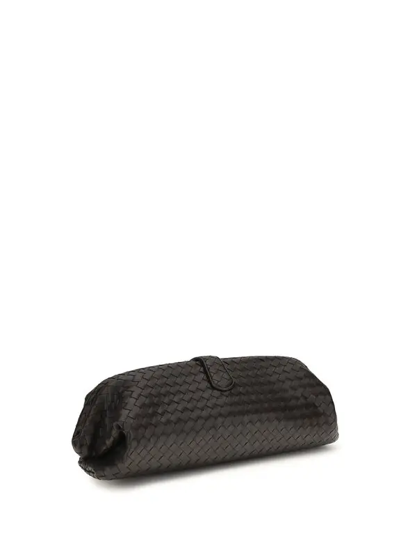 Bottega Veneta Lauren 1979 Clutch With Intrecciato Weave - Brown