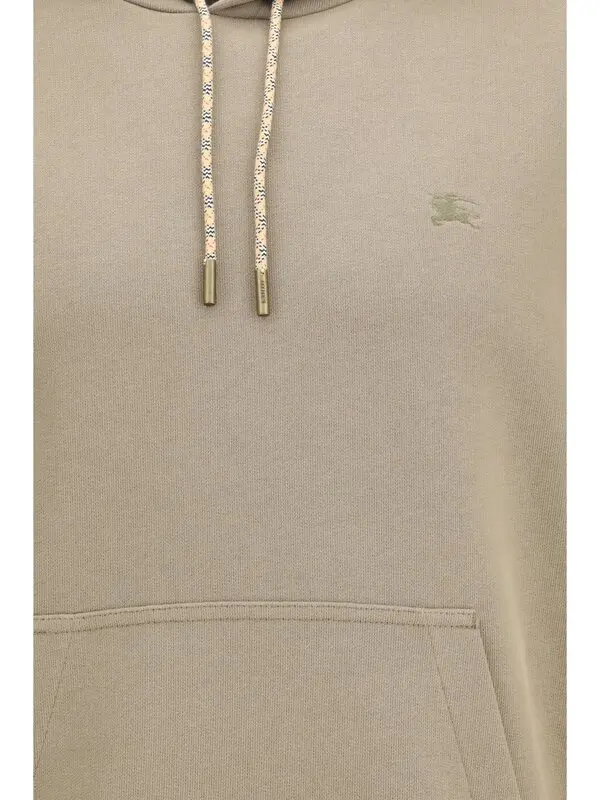 Burberry Check Hoodie With Drawstrings - Green