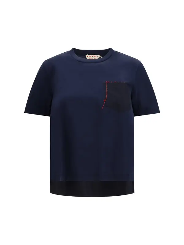 Marni Embroidered Logo T-shirt