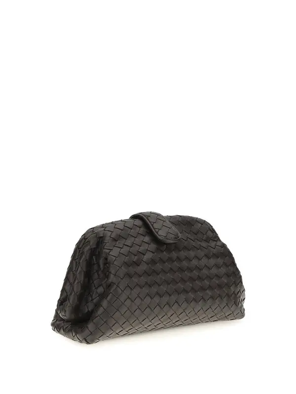 Bottega Veneta Small Lauren 1980 Clutch - Brown