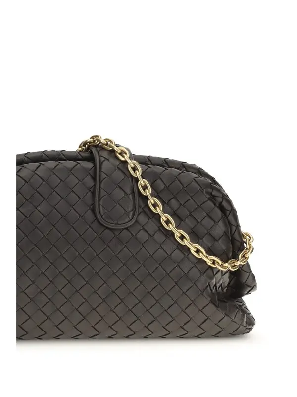 Bottega Veneta Small Lauren 1980 Clutch - Brown