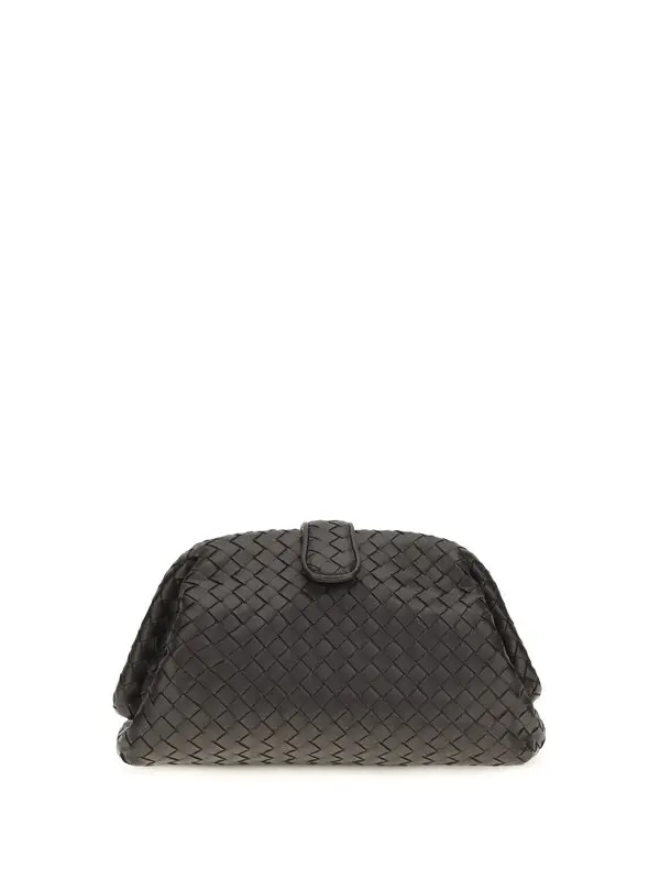 Bottega Veneta Small Lauren 1980 Clutch - Brown