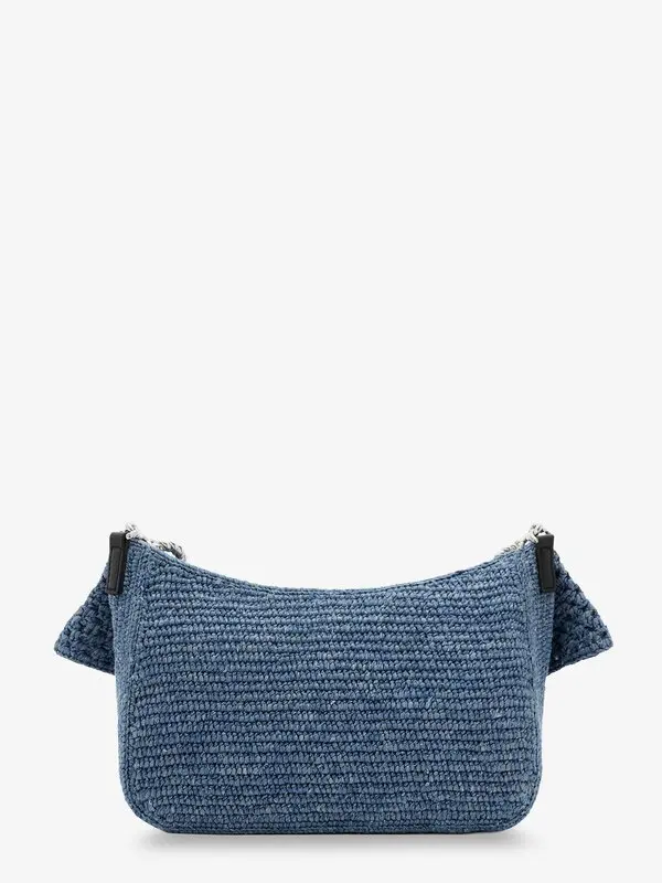 Loewe Raffia Crochet Shoulder Bag - Multicolor