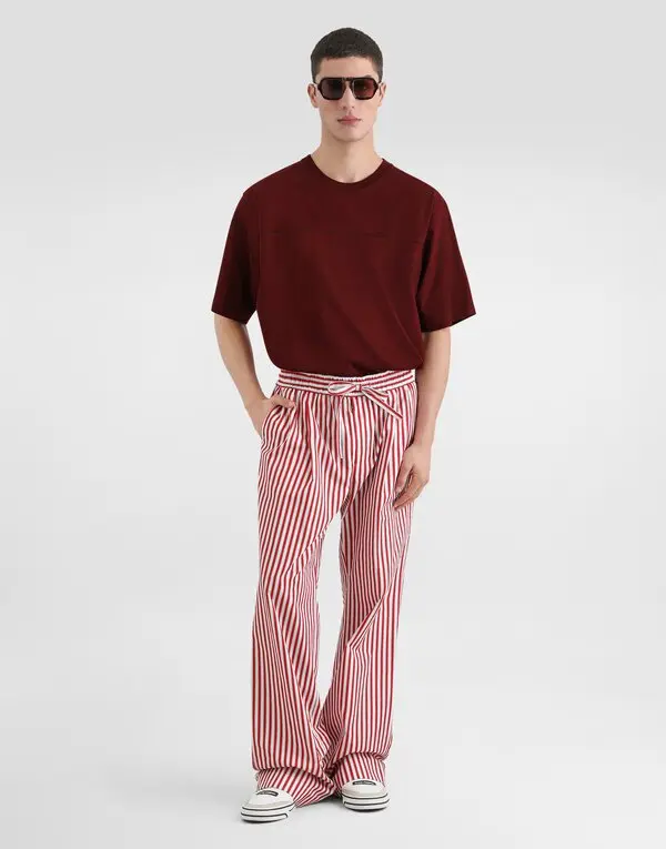 Dolce & Gabbana Striped Poplin Trousers