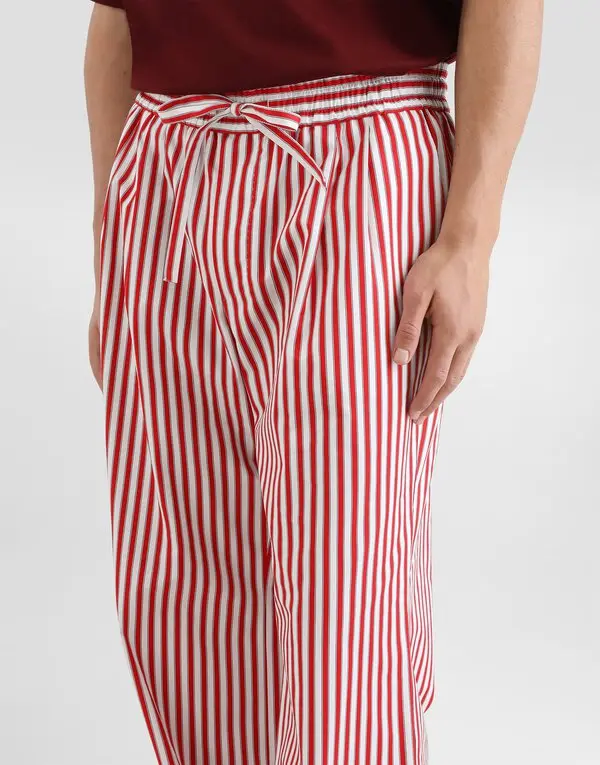 Dolce & Gabbana Striped Poplin Trousers