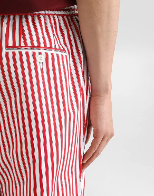 Dolce & Gabbana Striped Poplin Trousers