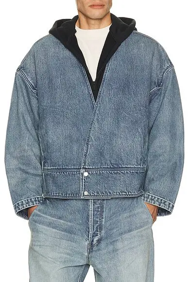 Fear Of God Denim Lapelless Jacket