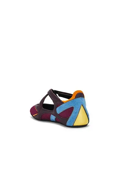 Attico Floor01 Ballerina Flat - Purple Shades