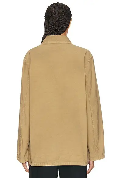 THE ROW Baeza Jacket - Sandy Buff