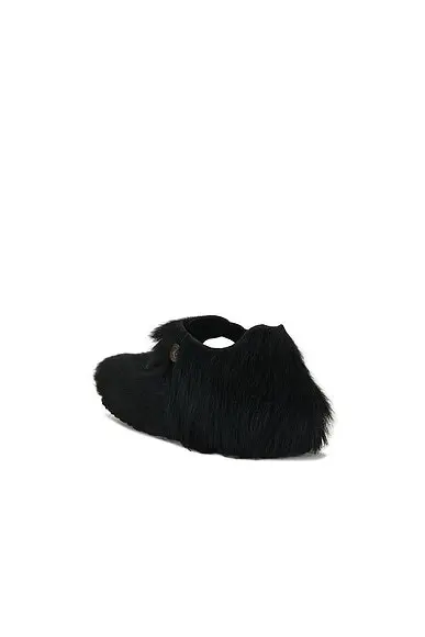 BIRKENSTOCK X Song For The Mute "the Rebel Mule" Fur Mules - Black