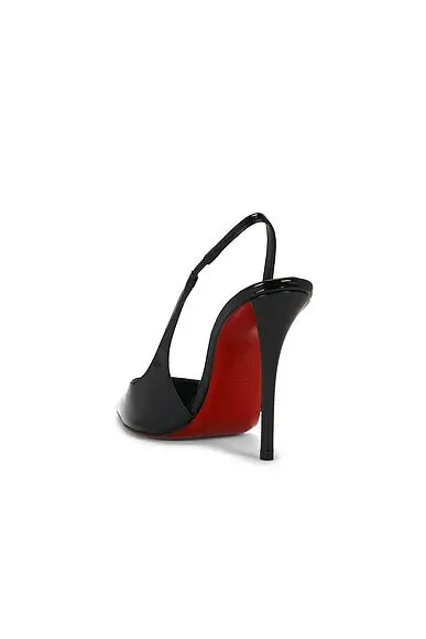 CHRISTIAN LOUBOUTIN Miss Z Sling Back 100 Pump - Black
