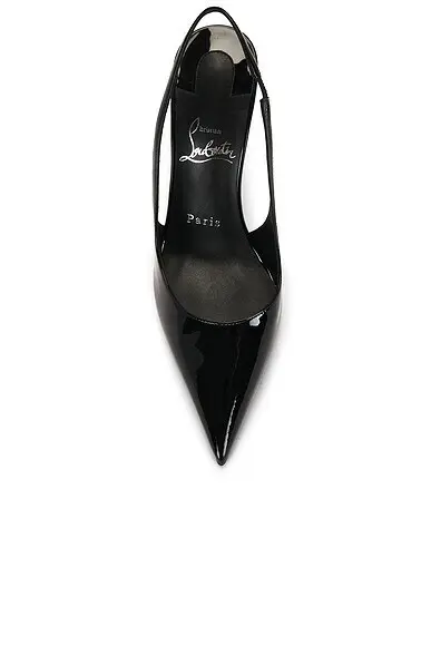 CHRISTIAN LOUBOUTIN Miss Z Sling Back 100 Pump - Black