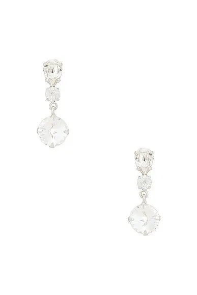 JENNIFER BEHR Trystan Drop Earrings - Crystal