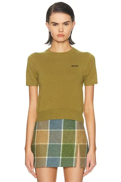 Miu Miu Cashmere Knit Top