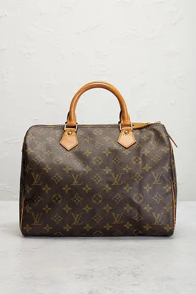 LOUIS VUITTON Monogram Speedy 30 Handbag - Brown