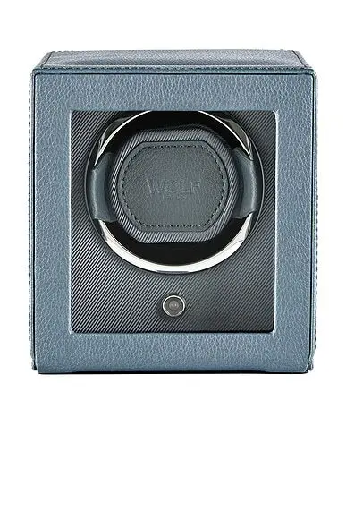 Wolf Cub Single Watch Winder With Cover - Future Grey