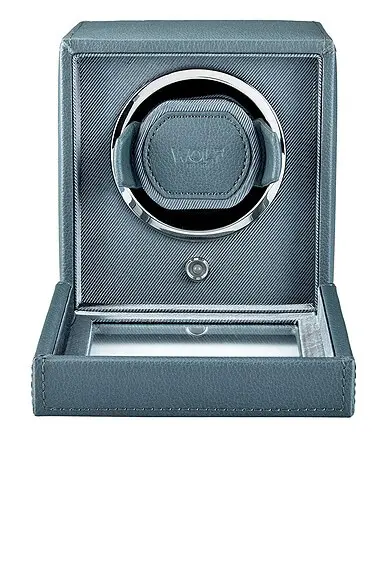 Wolf Cub Single Watch Winder With Cover - Future Grey