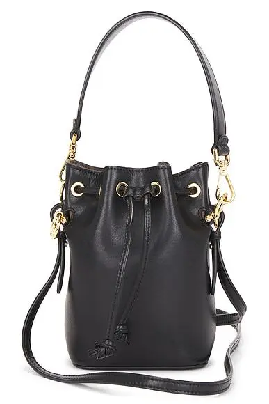Fendi Mon Tresor Mini Bucket Bag - Black