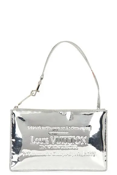 LOUIS VUITTON Limited Edition Monogram Miroir Pochette Platt Shoulder Bag - Silver