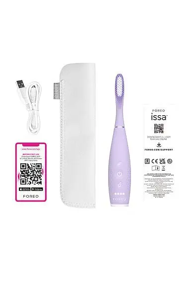 Foreo Issa 4 Plus Smart Hybrid Silicone Sonic Toothbrush - Lavender