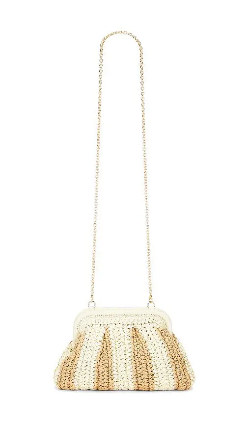 Dolce Vita Hydra Raffia Clutch