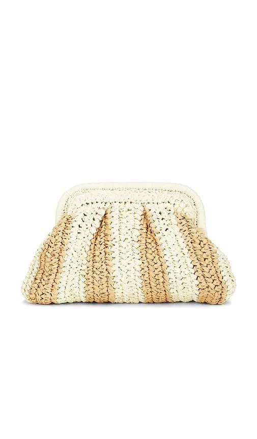 Dolce Vita Hydra Raffia Clutch