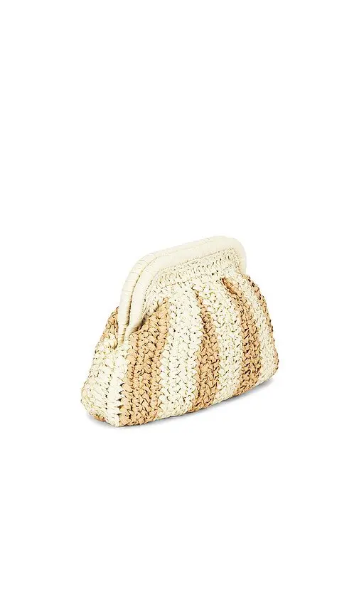 Dolce Vita Hydra Raffia Clutch