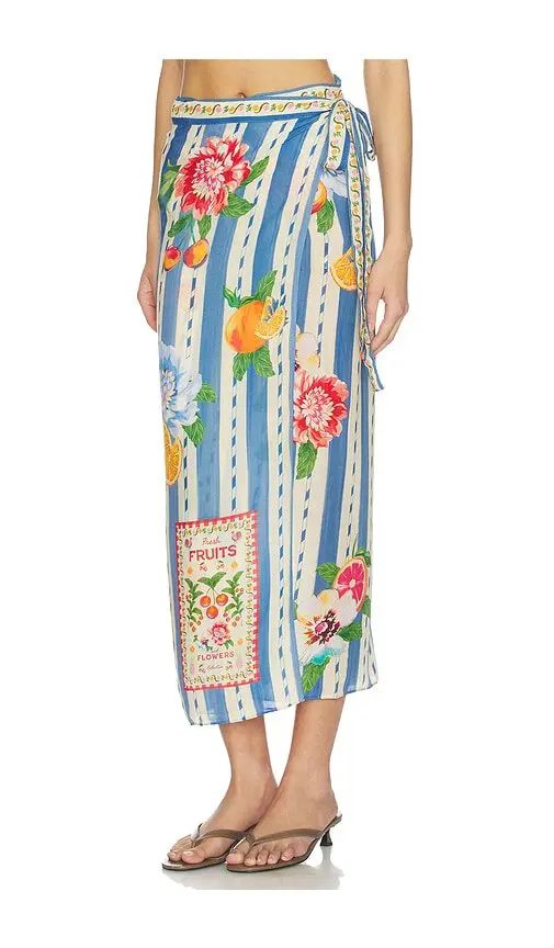 Agua Bendita Zinna Basket Sarong