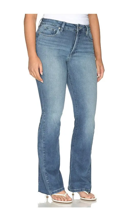 Good American Soft Tech High Boot Jeans