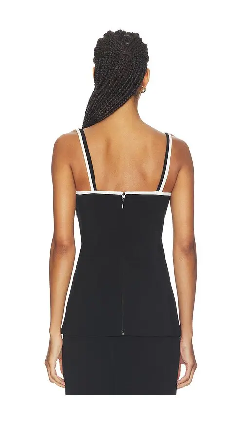 NADINE MERABI Bow Detail Crepe Top