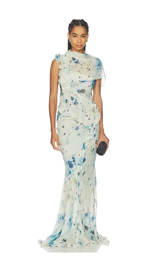 Paris Georgia Romantic Ruffle Dress