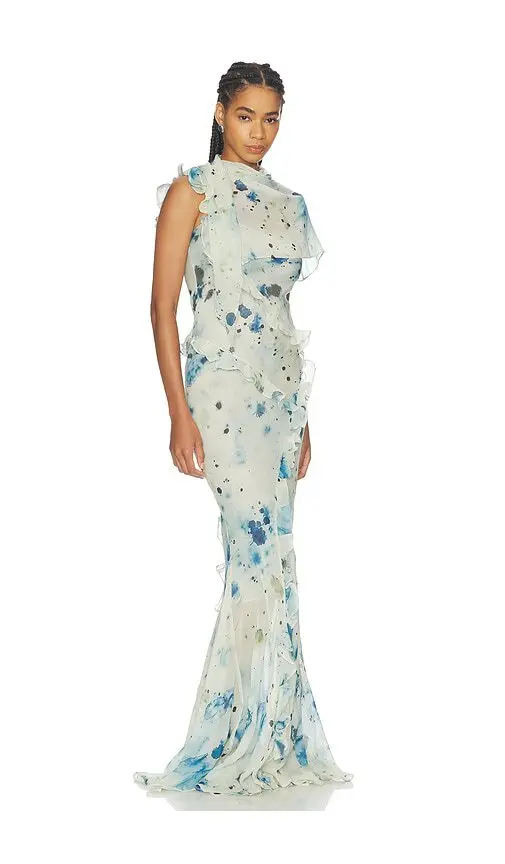 Paris Georgia Romantic Ruffle Dress