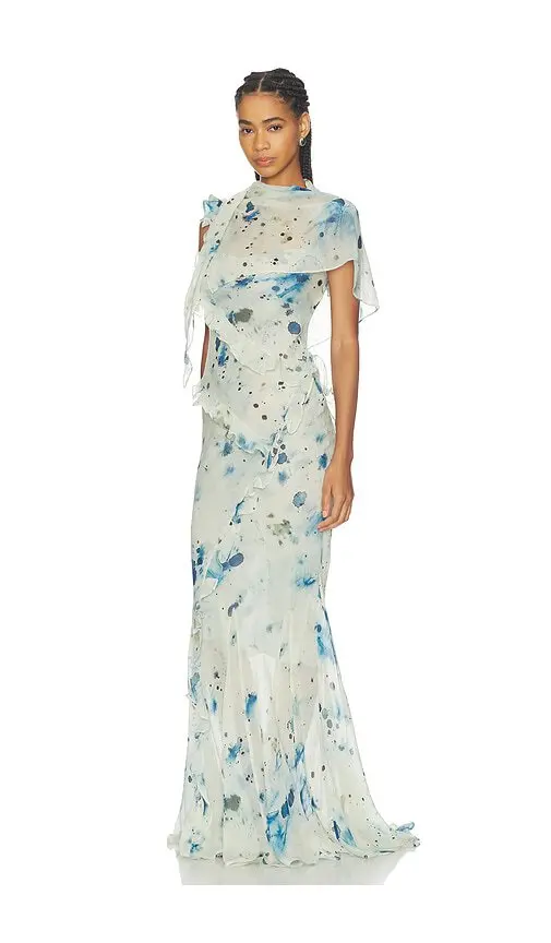Paris Georgia Romantic Ruffle Dress