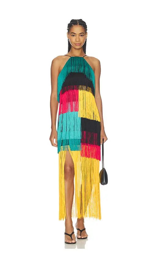 SIMONMILLER Drea Fringe Dress